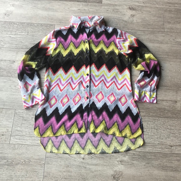 Mishca | Tops | Mishca Multi Colored Blouse | Poshmark